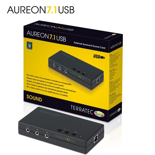 Adaptateur Son/Micro Ext AUREON 7.1 Usb 2.0 -Destockage