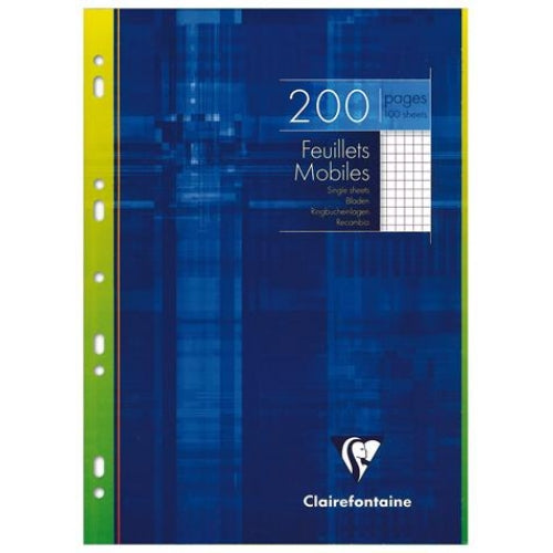 Feuillets mobiles 200p perforées A4 quadrillées 90g – GEO Gabon Shop ...